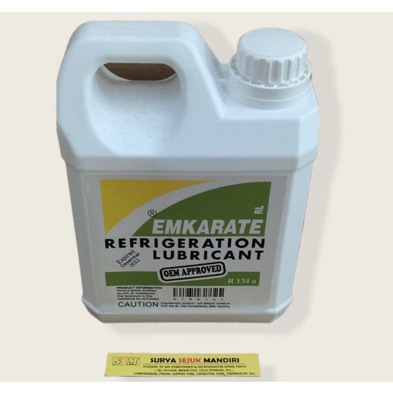 Jual OLI KOMPRESOR Kulkas R134A 1 liter Oli Kompressor Showcase ...