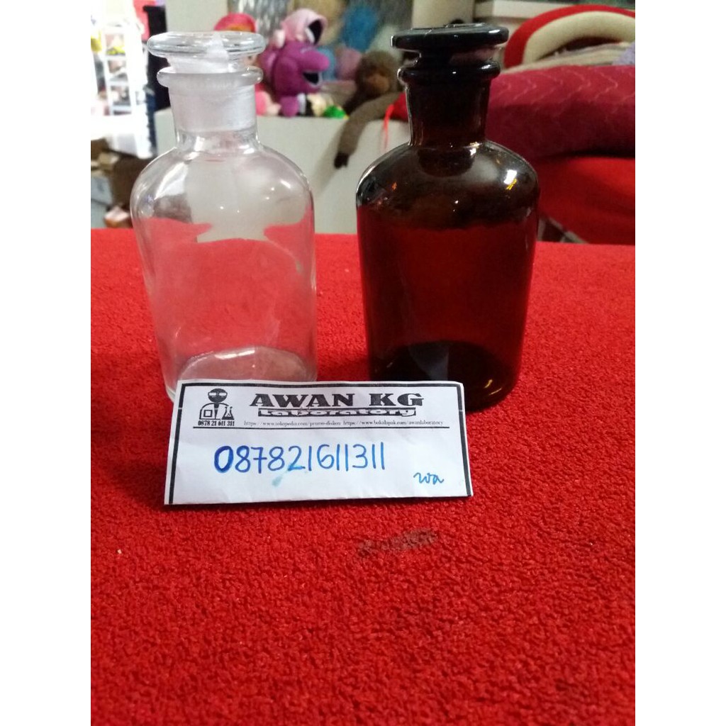 Jual Botol Reagent 250 ml 250ml Botol sample Amber Coklat | Shopee ...