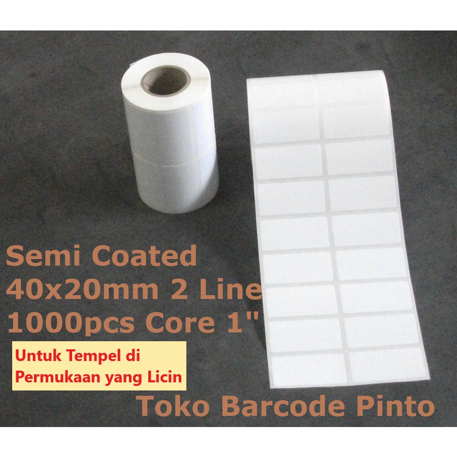 Jual Semi Coated TOP 40x20mm 2Line 1000pcs Gap 3mm PFRS Core 1 Inchi ...