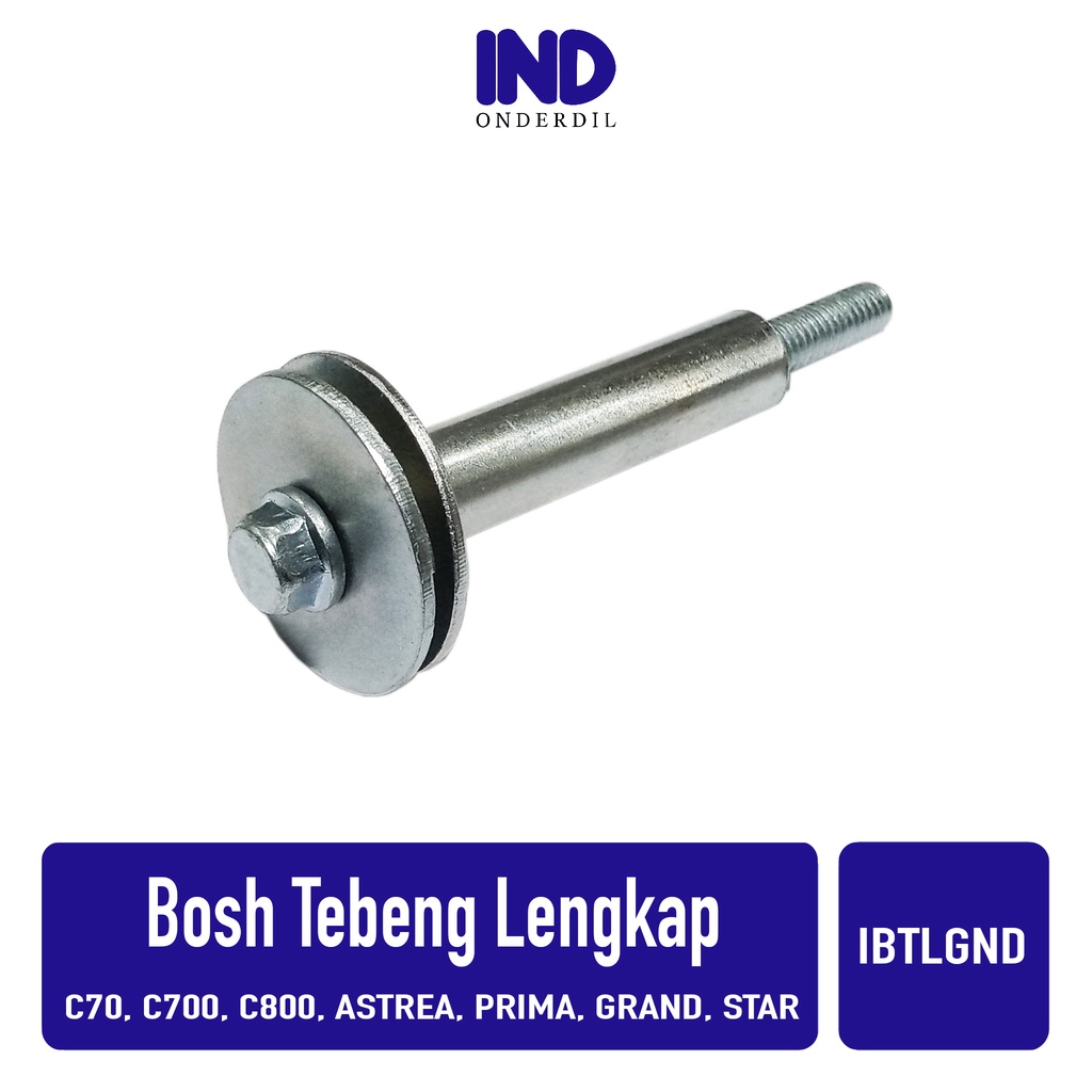 Jual Bosh/Bos Tebeng/Sayap Lengkap Ring/Baut Flange Grand/C 70/Astrea ...