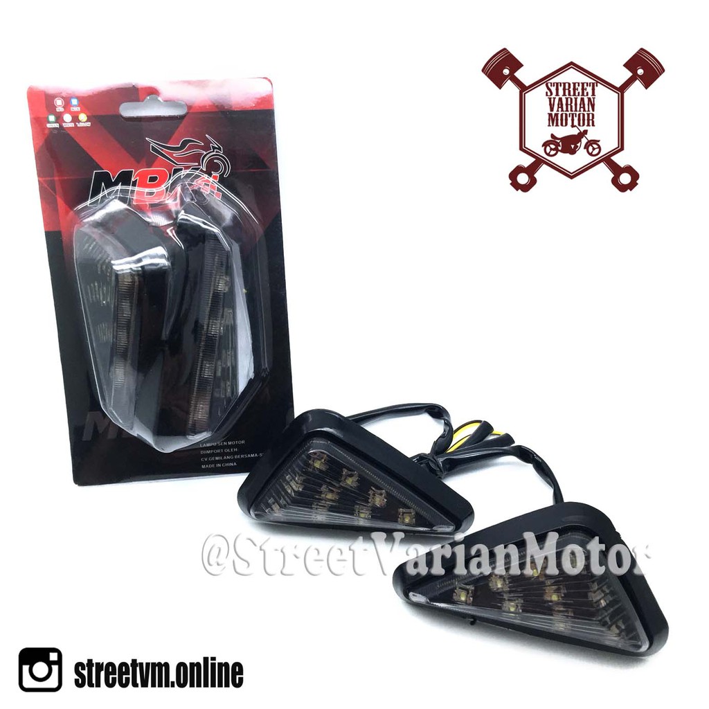 Jual Lampu Sein Tempel Fering LED Segitiga | Shopee Indonesia