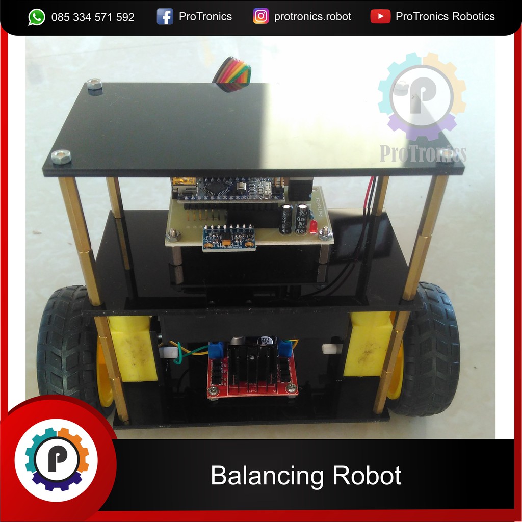 Jual Self Balancing Robot Segway Arduino (Robot Keseimbangan) + Free Coding | Shopee Indonesia
