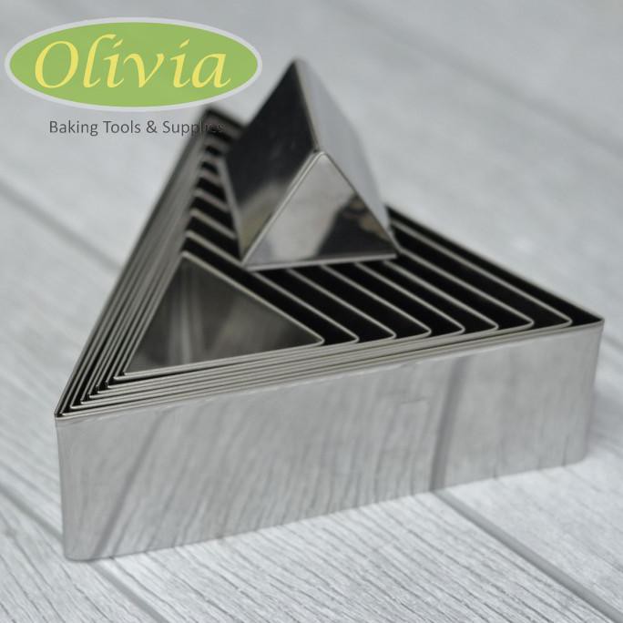 Jual Cetakan Roti/Cetakan Kue/Cookie Cutter Stenlis Motif Segitiga ...