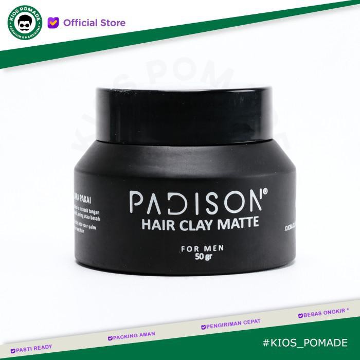 Jual Hair Pomade / Pomade Clay Padison Hair Clay Matte (50 Gram ...