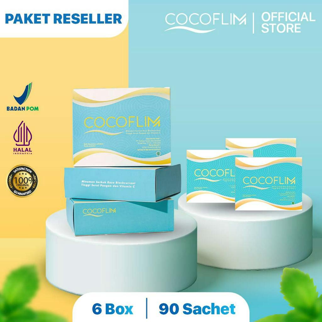 Jual Cocoflim Fiber Minuman Diet Penurun Berat Badan & Detox (Paket 6 ...