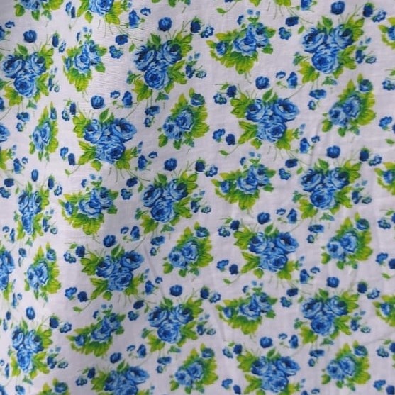 Jual Kain Katun Motif Bunga A8 Katun 40s Premium. Lebar115cm - 50cm ...