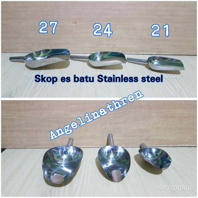 Jual Skop Es Batu Stainless Steel - Sendok Es Batu - Sekop Es Batu Ss ...
