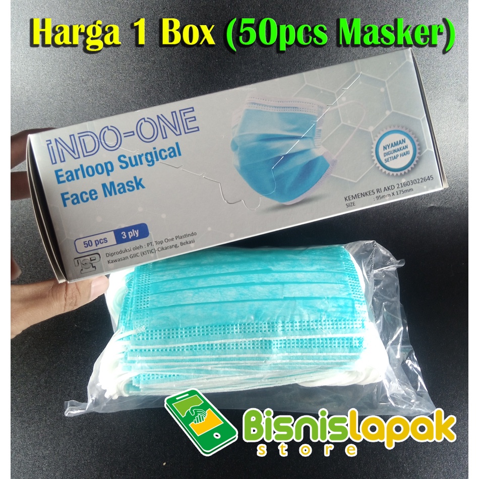 Jual Masker medis - surgical mask - masker bedah - masker indo-one ...