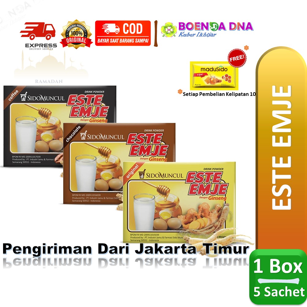 Jual Este Emje Sidomuncul 5 Sachet - STMJ Menghangatkan Tubuh | Shopee ...