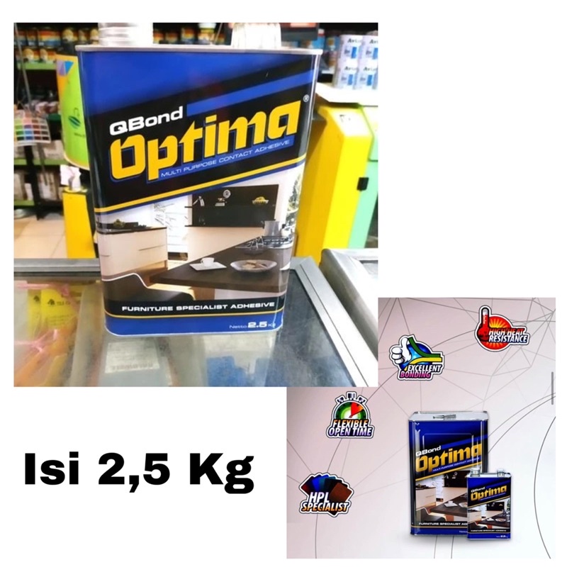 Jual Lem QBOND OPTIMA Isi 2,5 Kg | Shopee Indonesia