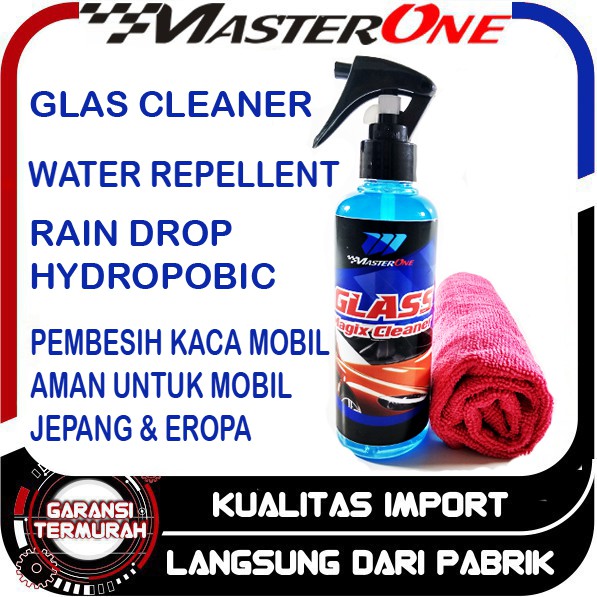 Jual PEMBERSIH KACA MOBIL GLASS CLEANER WATER REPELLENT RAIN DROP AMAN ...
