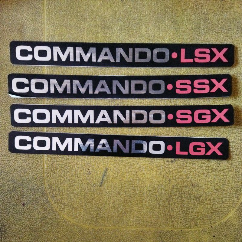 Jual emblem kijang COMMANDO SGX, LSX, SSX, LGX (laminating UV) dan LGX ...
