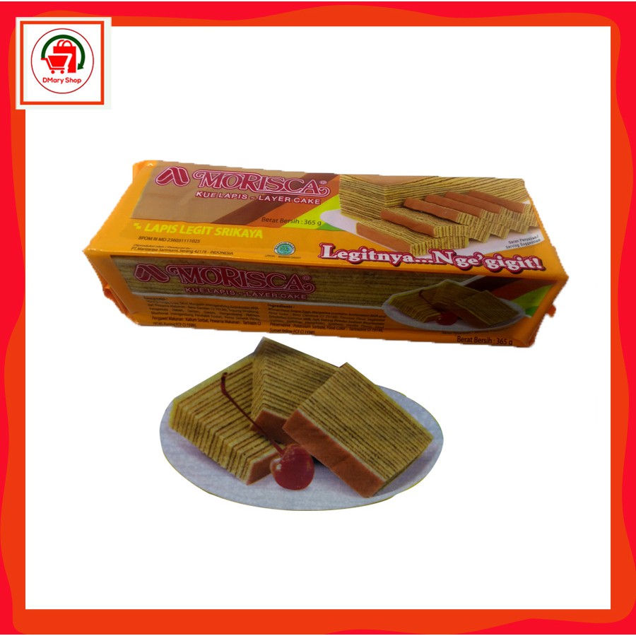 Jual Morisca Kue Lapis Aneka Rasa 365Gram | Shopee Indonesia