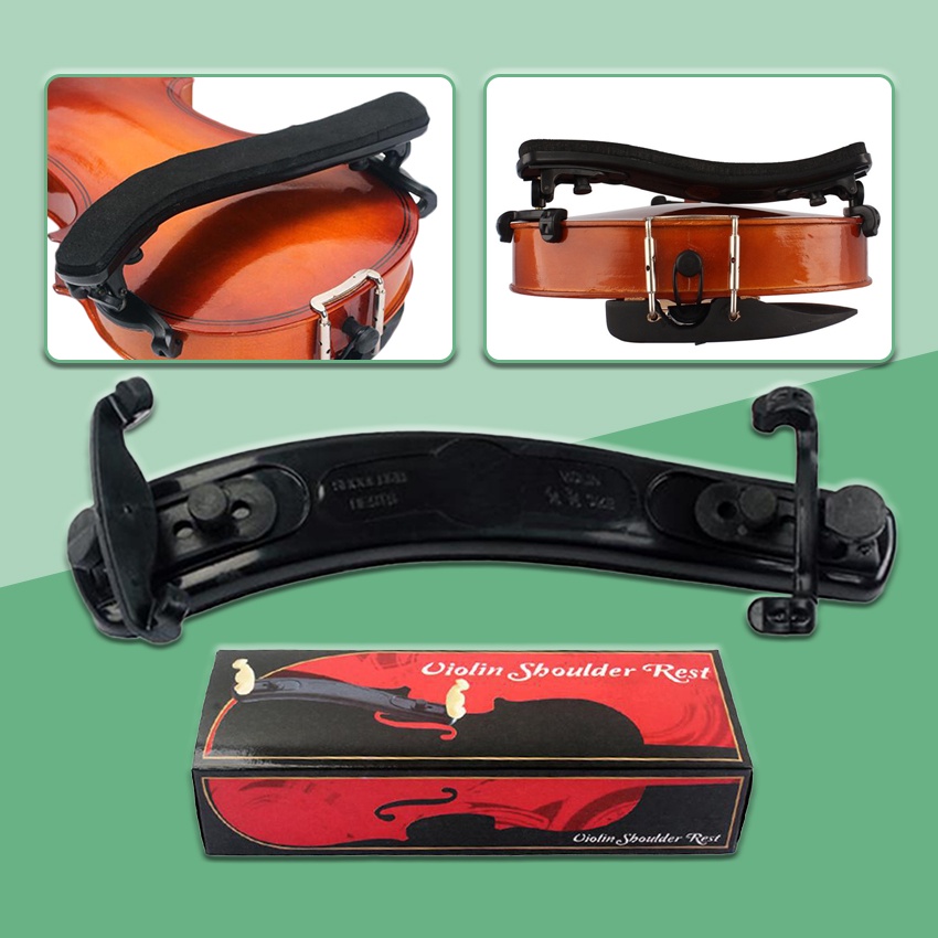 Jual 3/4-4/4 Violin Shoulder Rest Adjustable Violin Shoulder Rest Pad ...