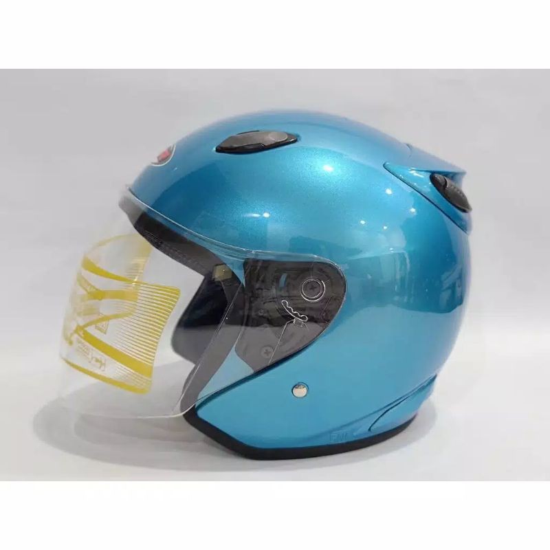 Jual HELM INK CENTRO FREE packing kardus ~ ICE BLUE / BIRU MUDA ...