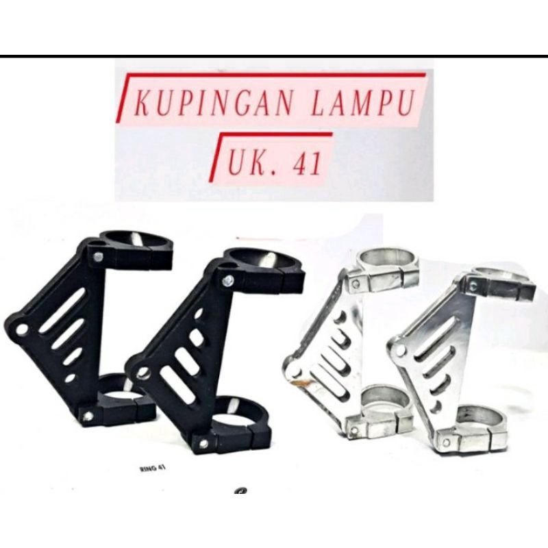 Jual Kupingan cincin cnc lampu pangkon breket lampu as 41mm bison ...