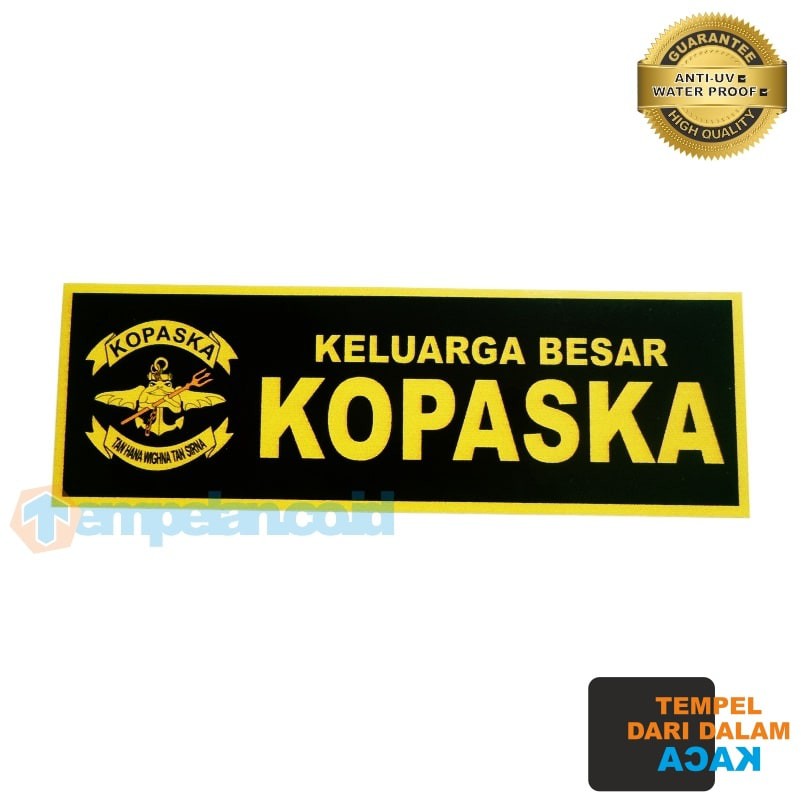 Jual STIKER KELUARGA BESAR KOPASKA AL (TEMPEL DALAM KACA) | Shopee ...