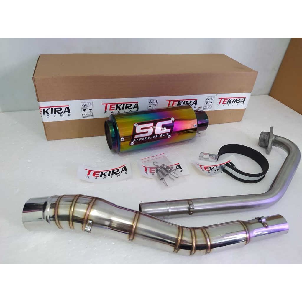 Jual Knalpot Racing Sc Project CRT Pelangi Kawasaki Ninja 250SL 250 SL ...