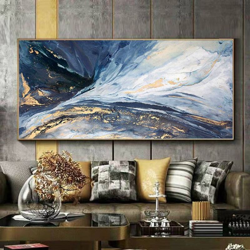 Jual lukisan abstrak cantik modern teksture,lukisan aesthetic,lukisan ...