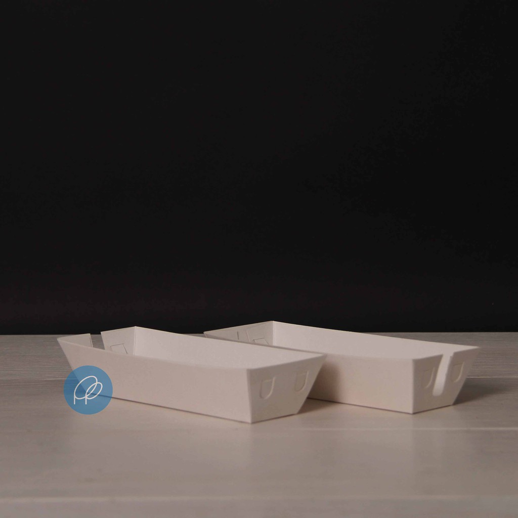 Jual Dus / Box / Kotak / Paper Tray Sausage Polos Size 18x7x4 (PSIF-M00 ...