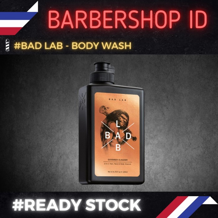 Jual Bad Lab Caveman Cleaner 3 in 1 Hair Face and Body Cleaner | Shopee ...