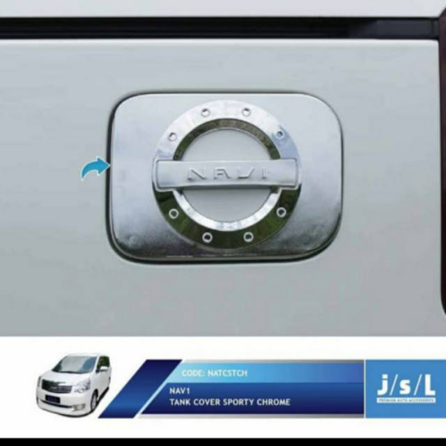 Jual Tank cover/ tutup tangki mobil NAV1 model sporty jsl | Shopee ...