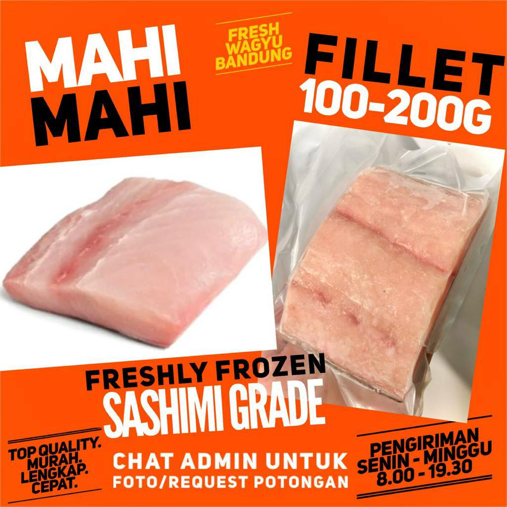 Jual MAHI MAHI FILLET IMPOR PREMIUM IKAN FRESH Grade Sushi Sashimi No Duri | Shopee Indonesia