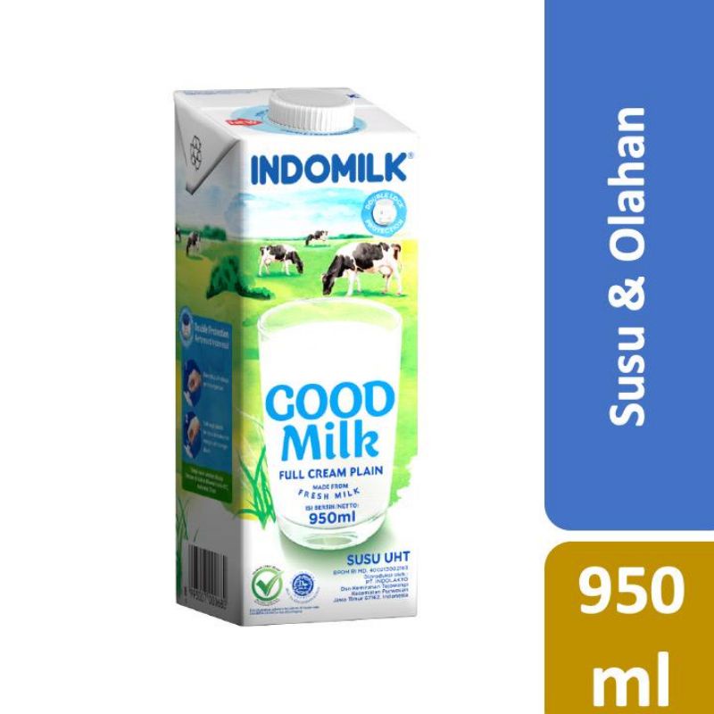 Jual Indomilk Full Cream UHT 950 Ml | Shopee Indonesia