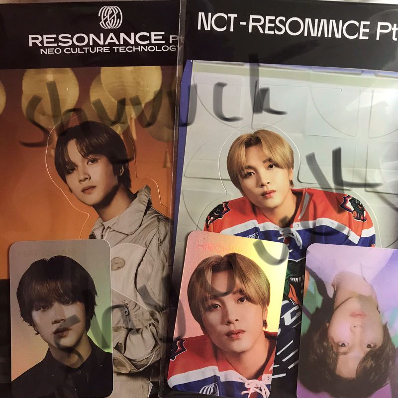 Jual NCT Haechan Photocard Hologram Standee Resonance pt1 dan pt 2 ...