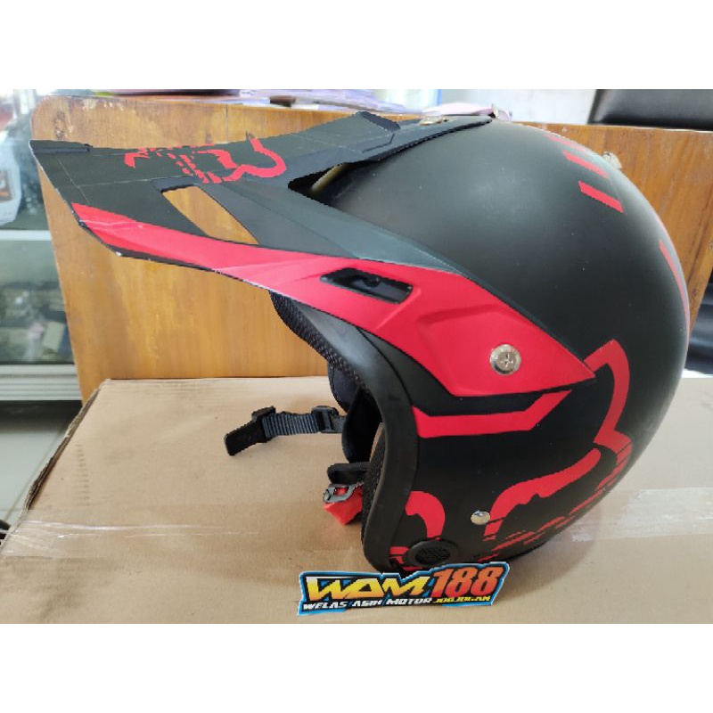 Jual HELM SEMI TRAIL HELM TRAIL HELM CROSS HELM ADVENTURE | Shopee ...