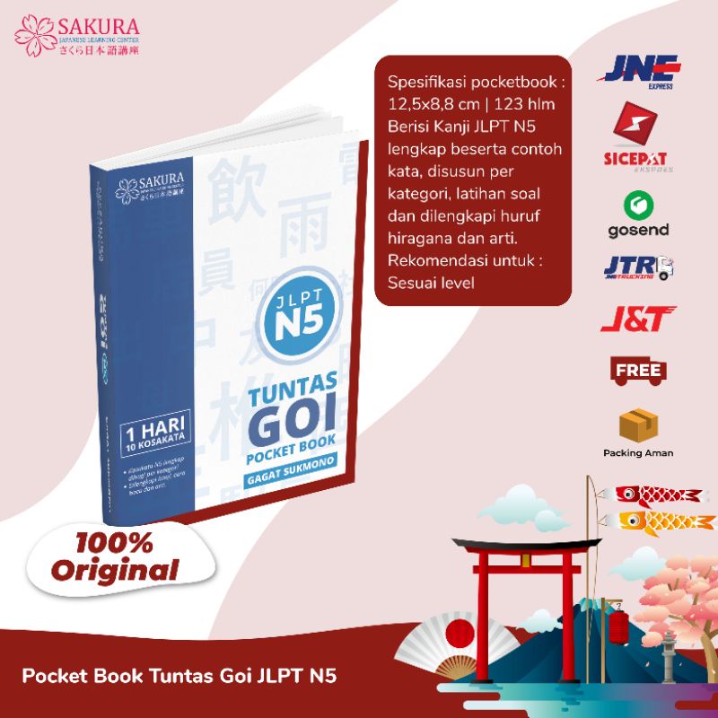 Jual TUNTAS GOI JLPT N5 (BUKU SAKU) | Shopee Indonesia