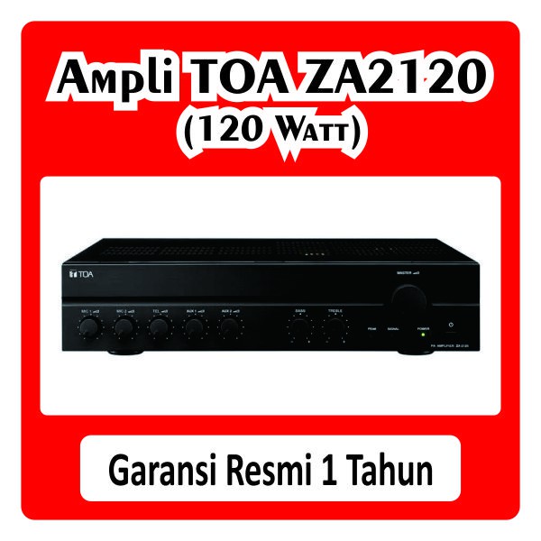 Jual Amplifier TOA Ampli ZA 2120 ZA2120 ZA-2120 120 Watt Mixer Original ...