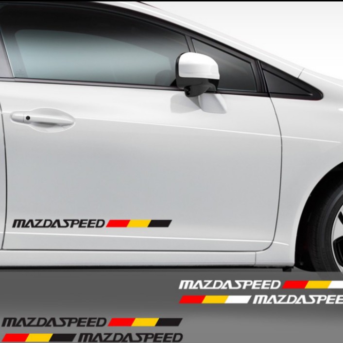 Jual Stiker Mazdaspeed Sepasang Cutting Sticker Mobil Mazda | Shopee ...