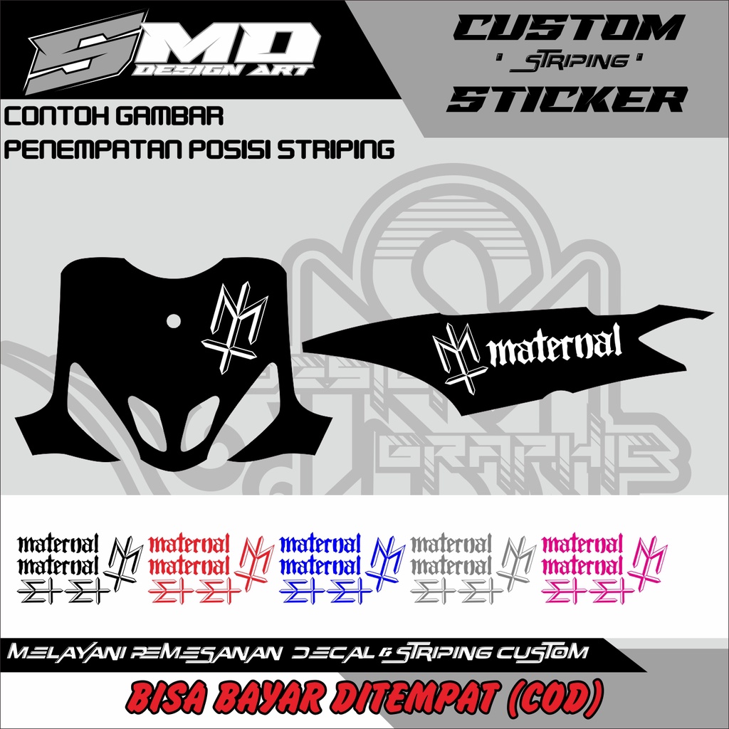 Jual CUTTING STICKER MIO SPORTY/SMILE MATERNAL | Shopee Indonesia