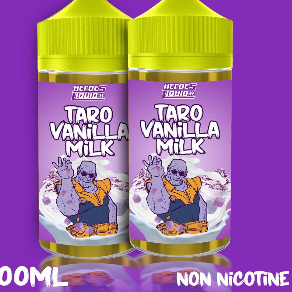 Jual (PROMO QY985) (COD) Liquid Murah HEROES LIQUID RASA TARO VANILA ...