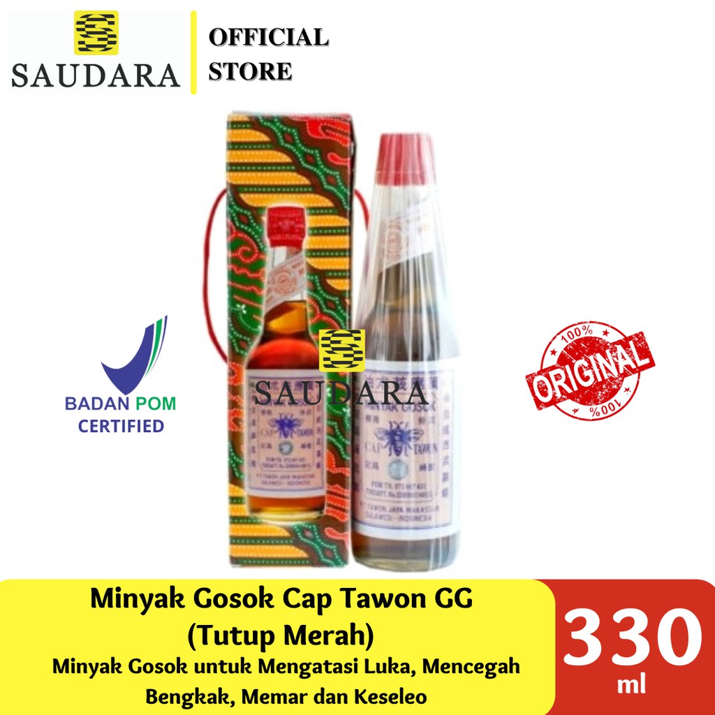 Jual Tawon Minyak GG Tutup Merah (330 Ml ) | Shopee Indonesia