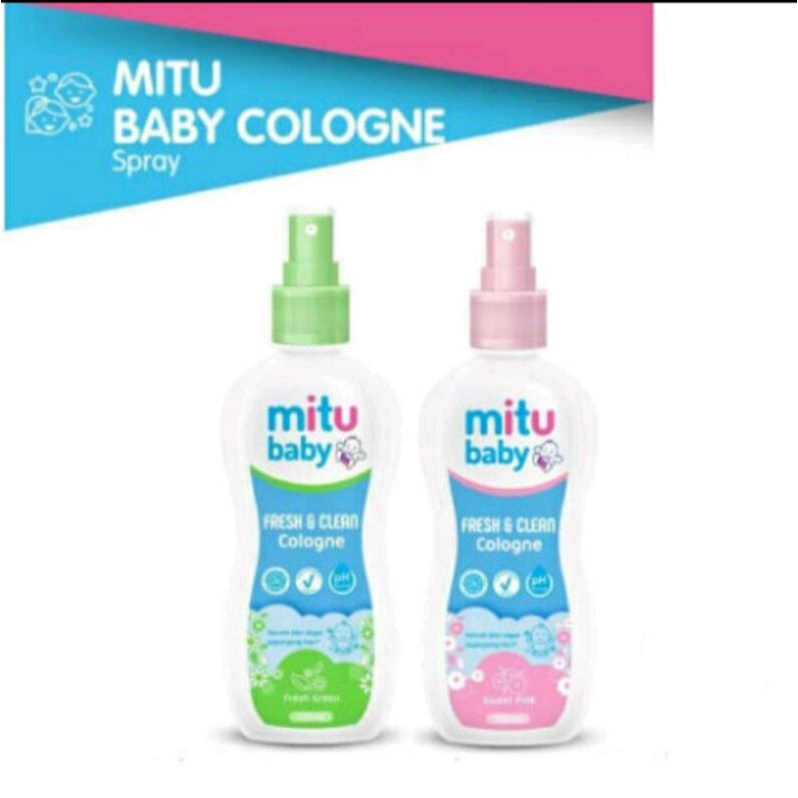 Jual Mitu Baby Cologne Spray 50ml (Minyak wangi Bayi) | Shopee Indonesia