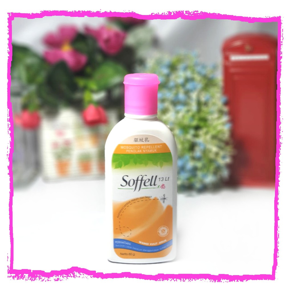 Jual krim anti gigitan nyamuk cream SOFFEL 80g apel geranium jeruk ...