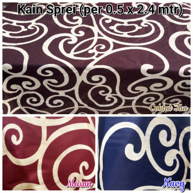 Jual Kain Sprei (per 0.5 x 2.4 meter) | Shopee Indonesia