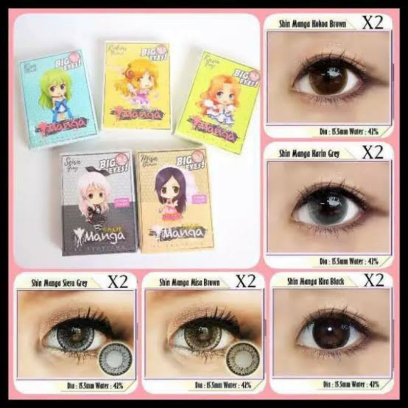 Jual SOFLEN MANGA NORMAL DAN MINUS diameter 15.5mm | Shopee Indonesia