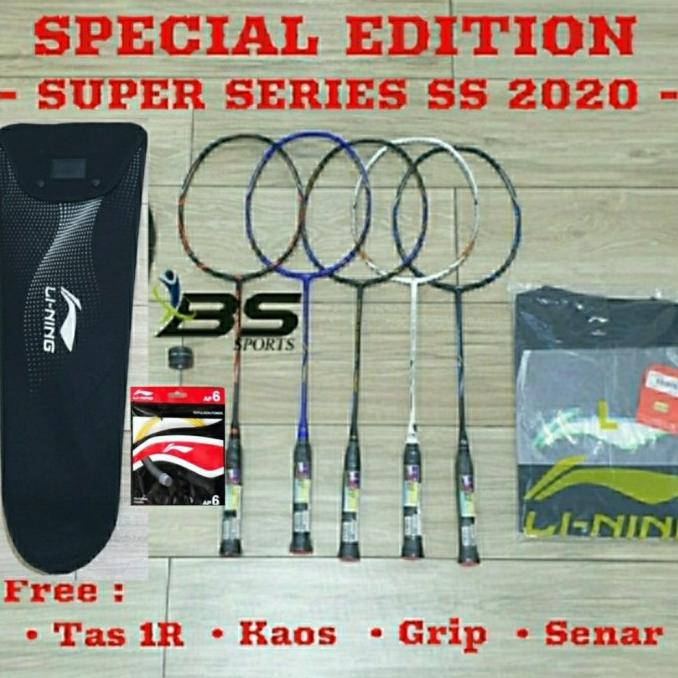 Jual RAKET BADMINTON LINING SUPER SERIES 2020 SS 2020 ORIGINAL 100% ...