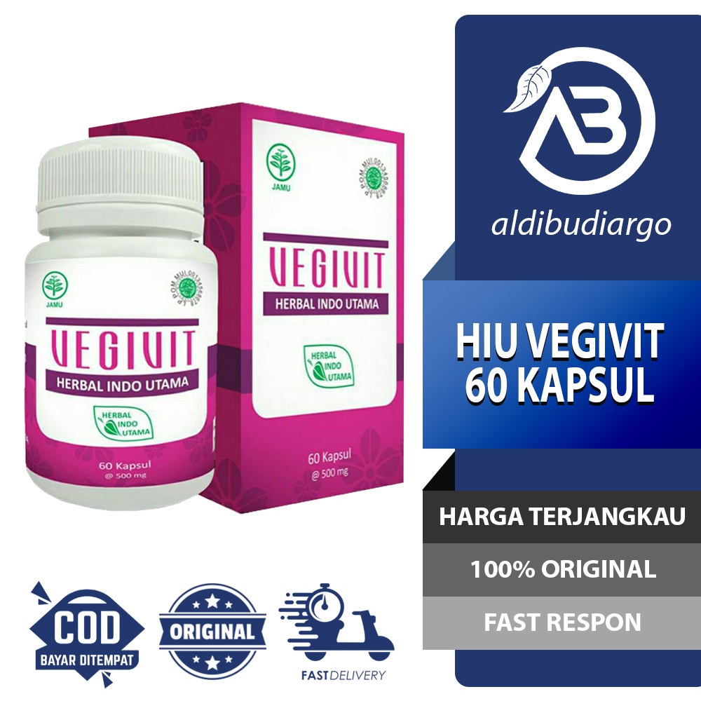 Jual HIU VEGIVIT MELANCARKAN HAID DATANG BULAN MEREDAKAN NYERI HAID ...