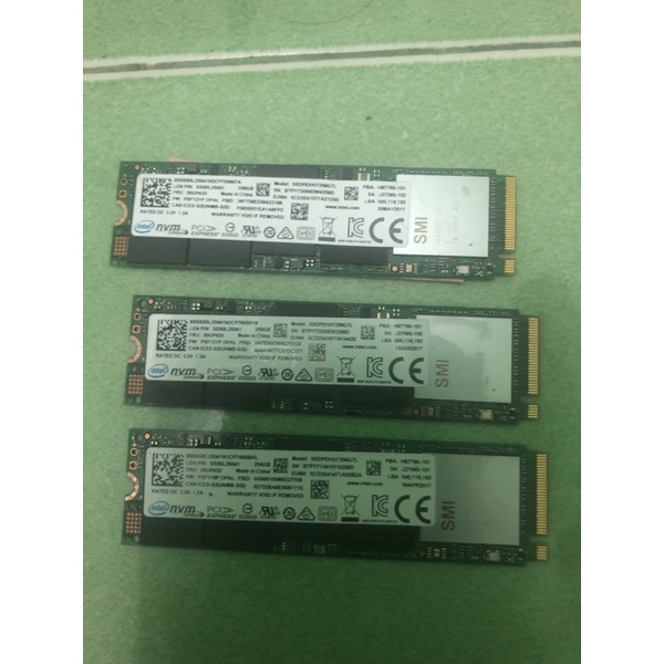 Jual SSD 256 GB ORIGINAL Intel M2 NVME seken like new helath 85% ...