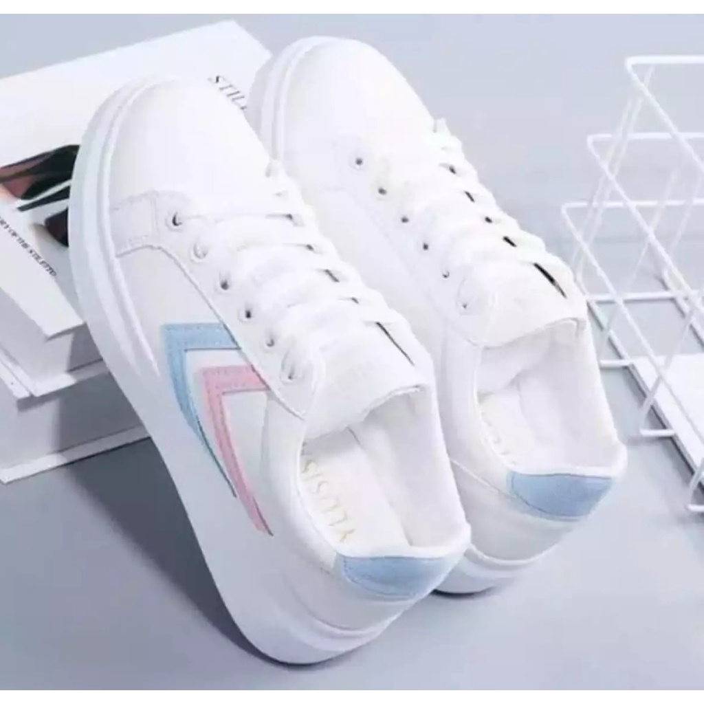 Jual Sepatu Sneaker Anak Trendi Ac Panah 2 Pink Toska Murah | Shopee ...