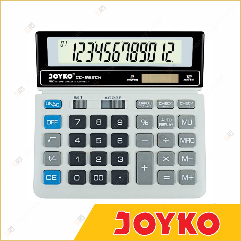 Jual Kalkulator Joyko CC-868CH - 12 Digits Calculator | Shopee Indonesia