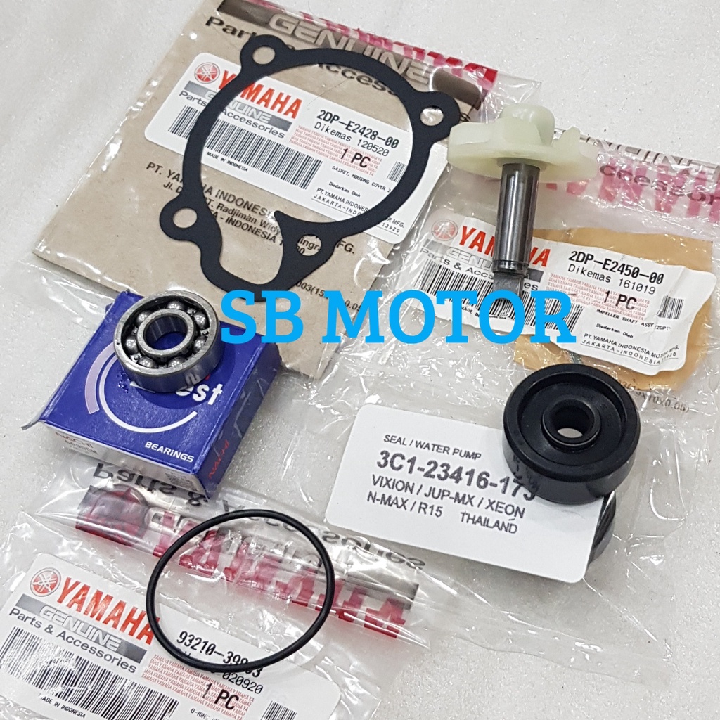 Jual SEAL SIL KIPAS PAKING BERING WATER PUMP SET R15 NEW V2 V3 VIXION NEW LEW 2019 2020 | Shopee ...