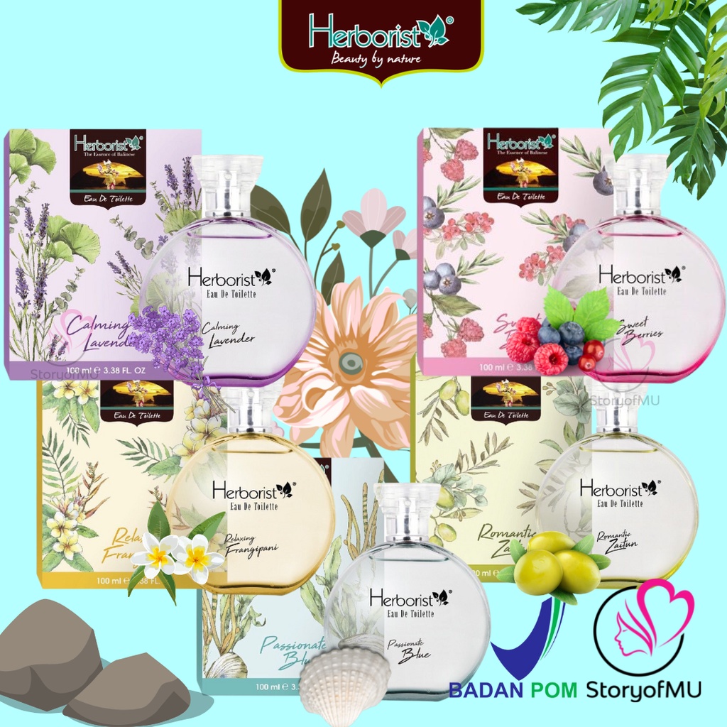 Jual HERBORIST EDT Parfum Calming Lavender | Passionate Blue | Romantic ...