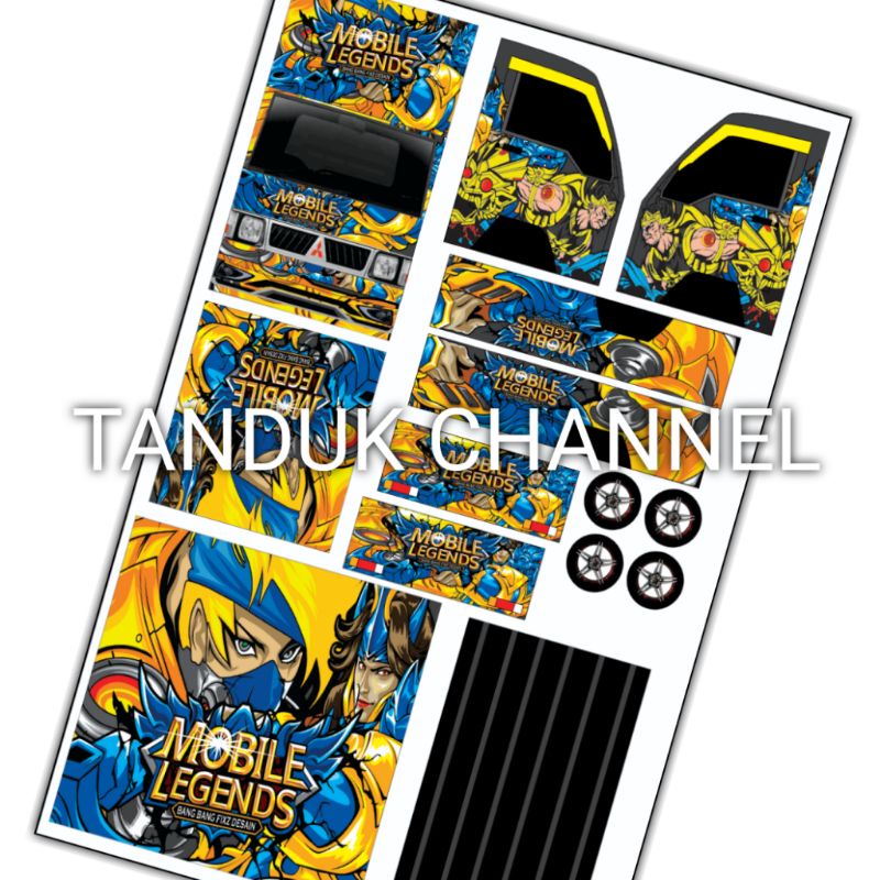 Jual Stiker Papercraft Pick Up L300 Oleng Skala 1:16 | Shopee Indonesia