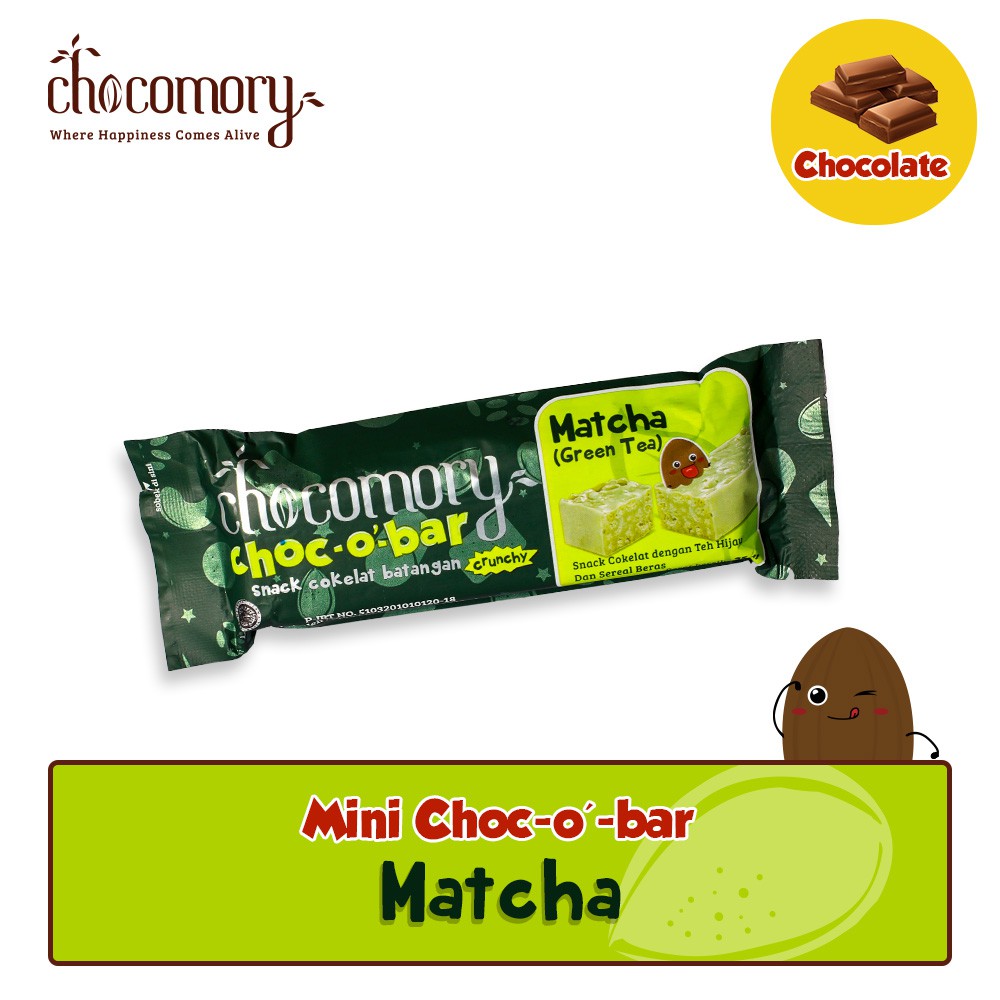 Jual Chocomory Mini Choco Bar Greentea 35g | Shopee Indonesia