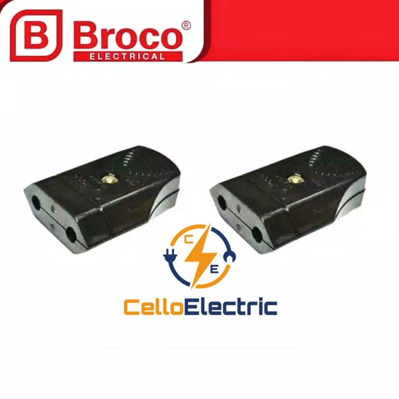 Jual Steker Female Broco 334 LN / Steker Gepeng Female Kontra Gepeng ...